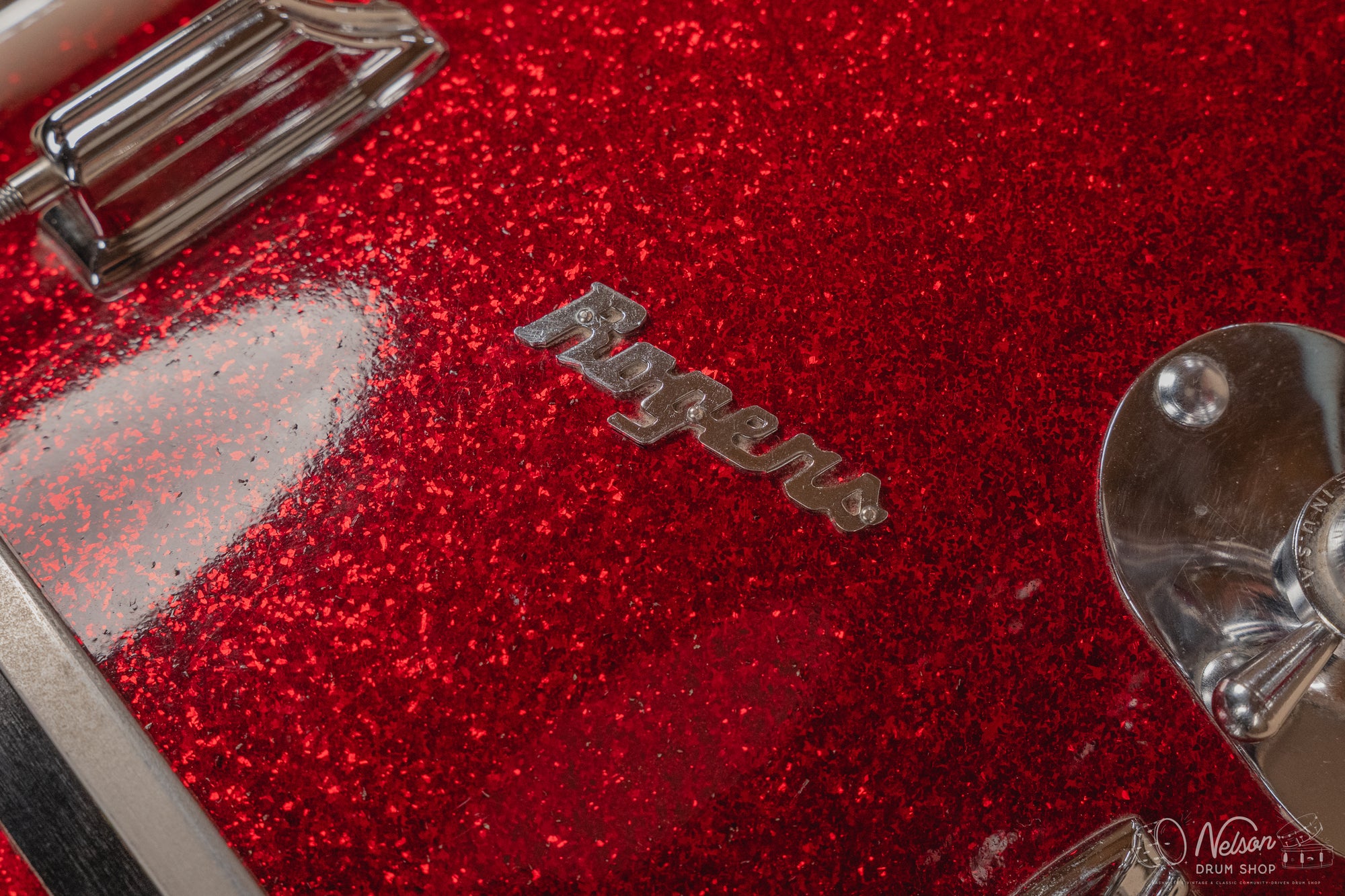 1960s Rogers 'Buddy Rich Celebrity No. 1801' in Sparkling Red Pearl ...