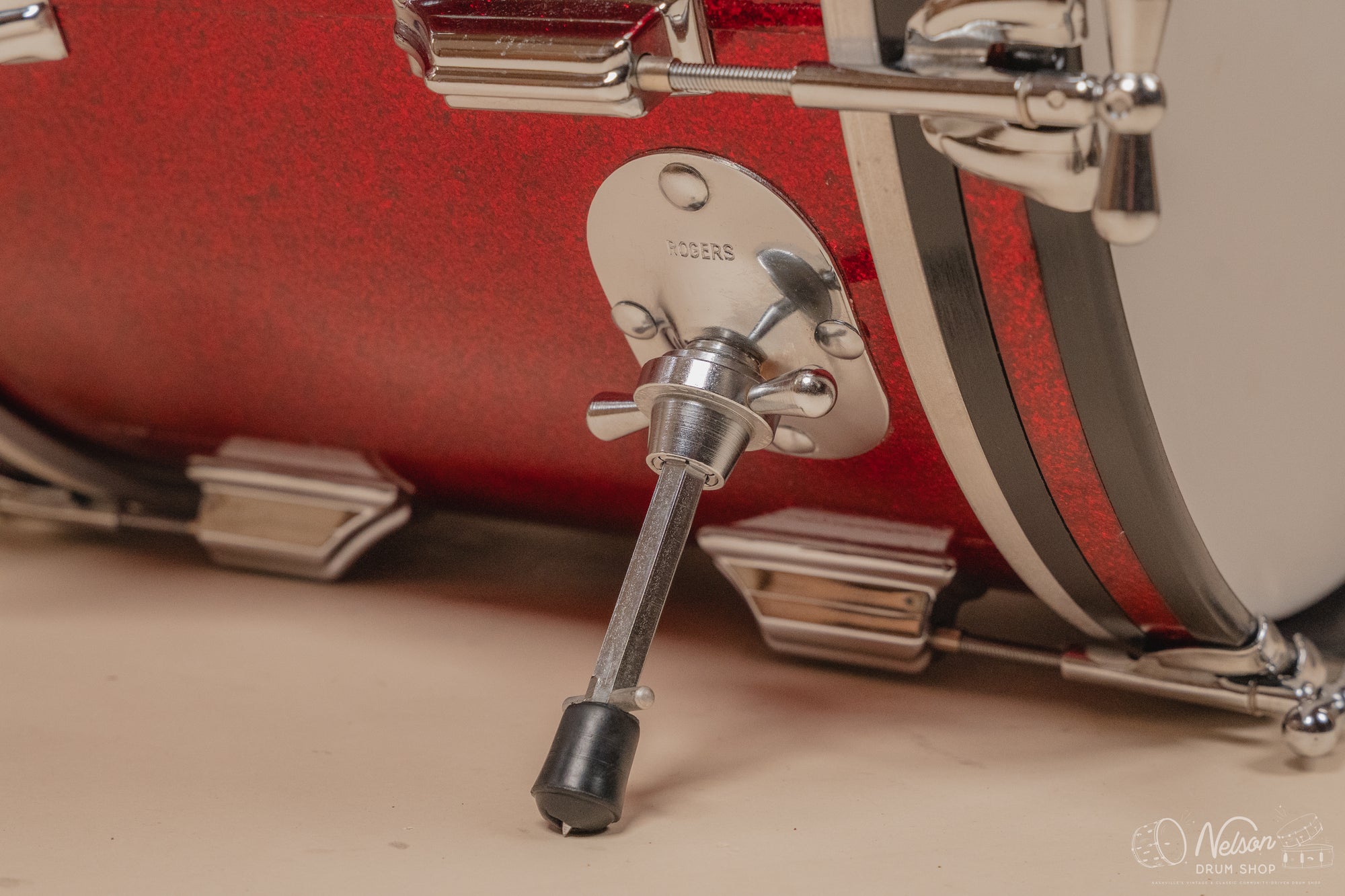 1960s Rogers 'Buddy Rich Celebrity No. 1801' in Sparkling Red Pearl ...