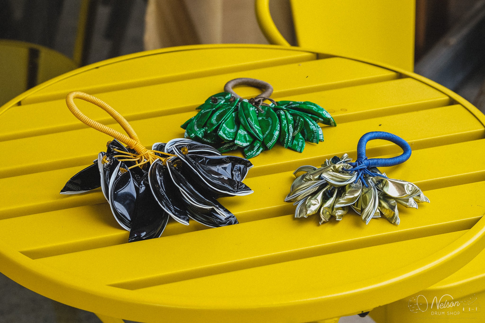 Upcycled Percussion Jar Lid Hand Rattle – Nelson Drum Shop