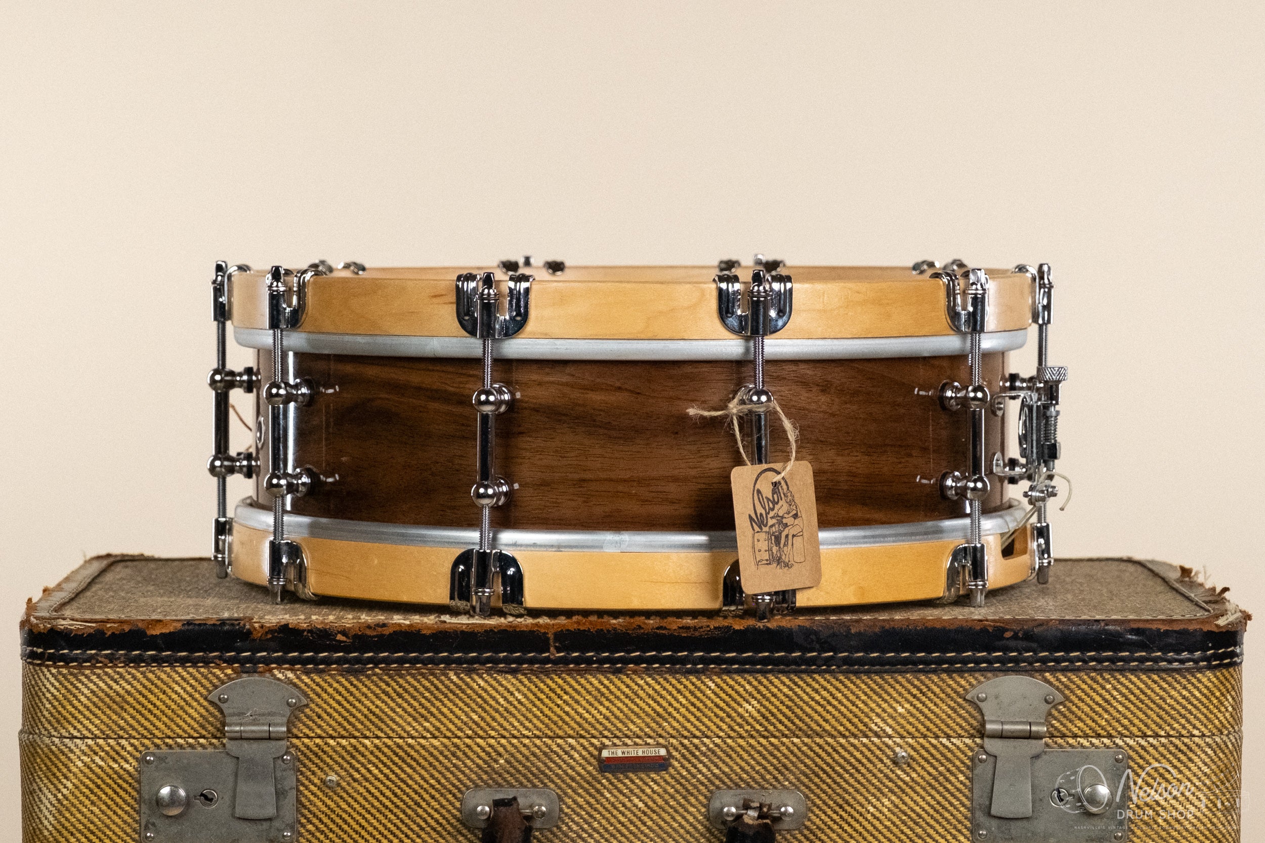 Aldridge Custom Solid Walnut w/ Walnut Rings in Gloss Lacquer - 4x14 ...