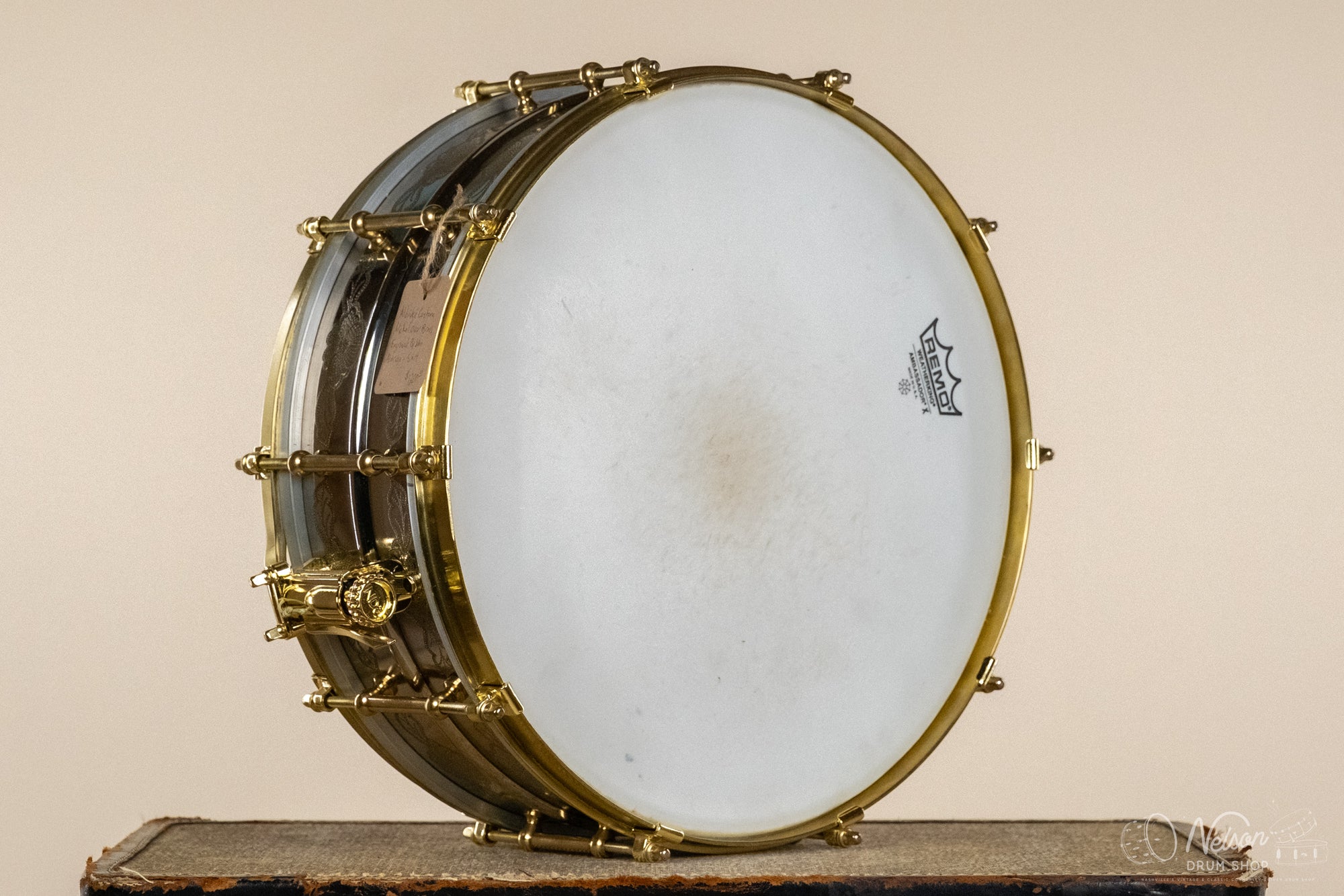 Aldridge Custom Nickel Over Brass Engraved by John Aldridge - 5x14 ...