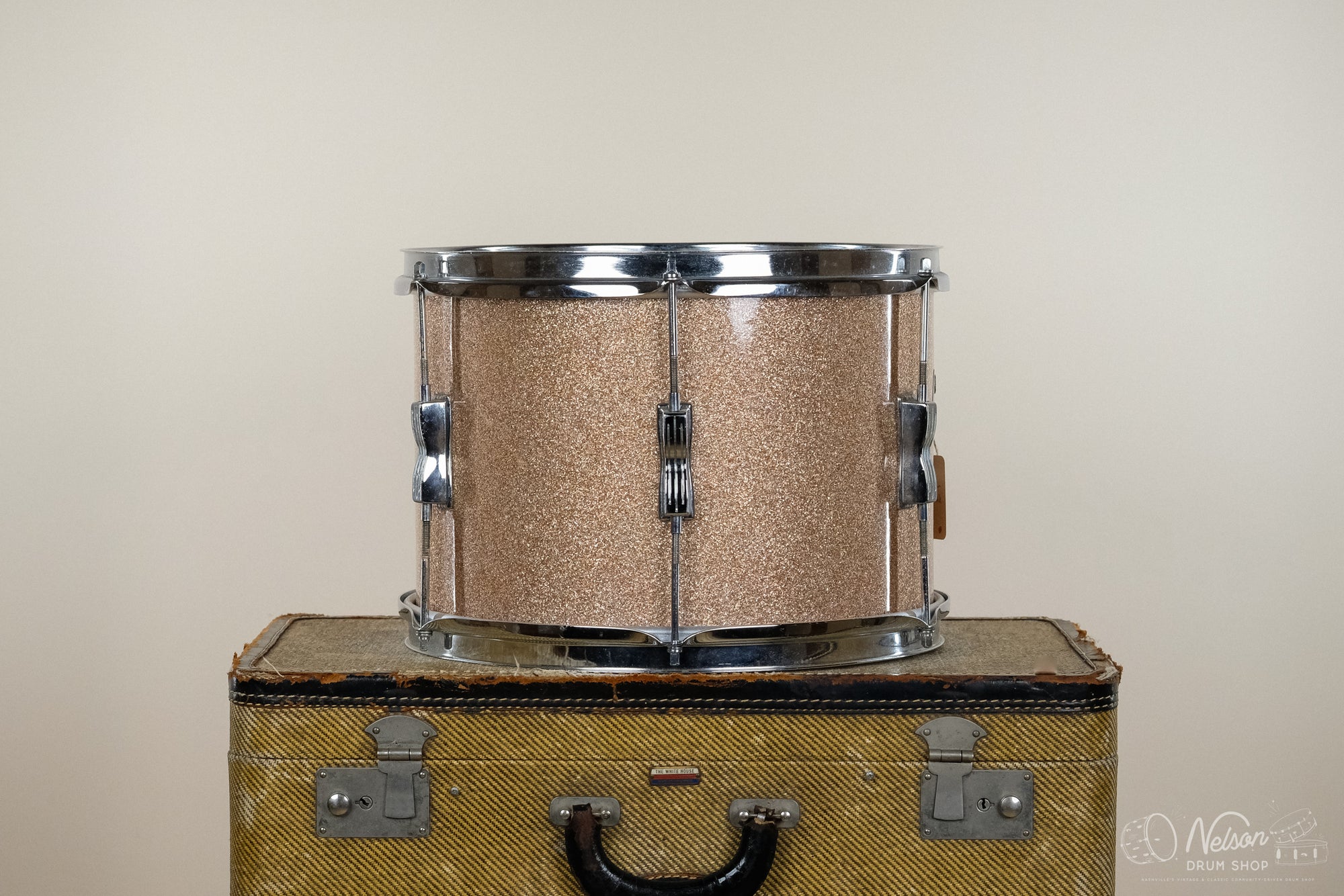 1970s Ludwig Club Date Rack Tom in Champagne Sparkle - 9x13 – Nelson ...
