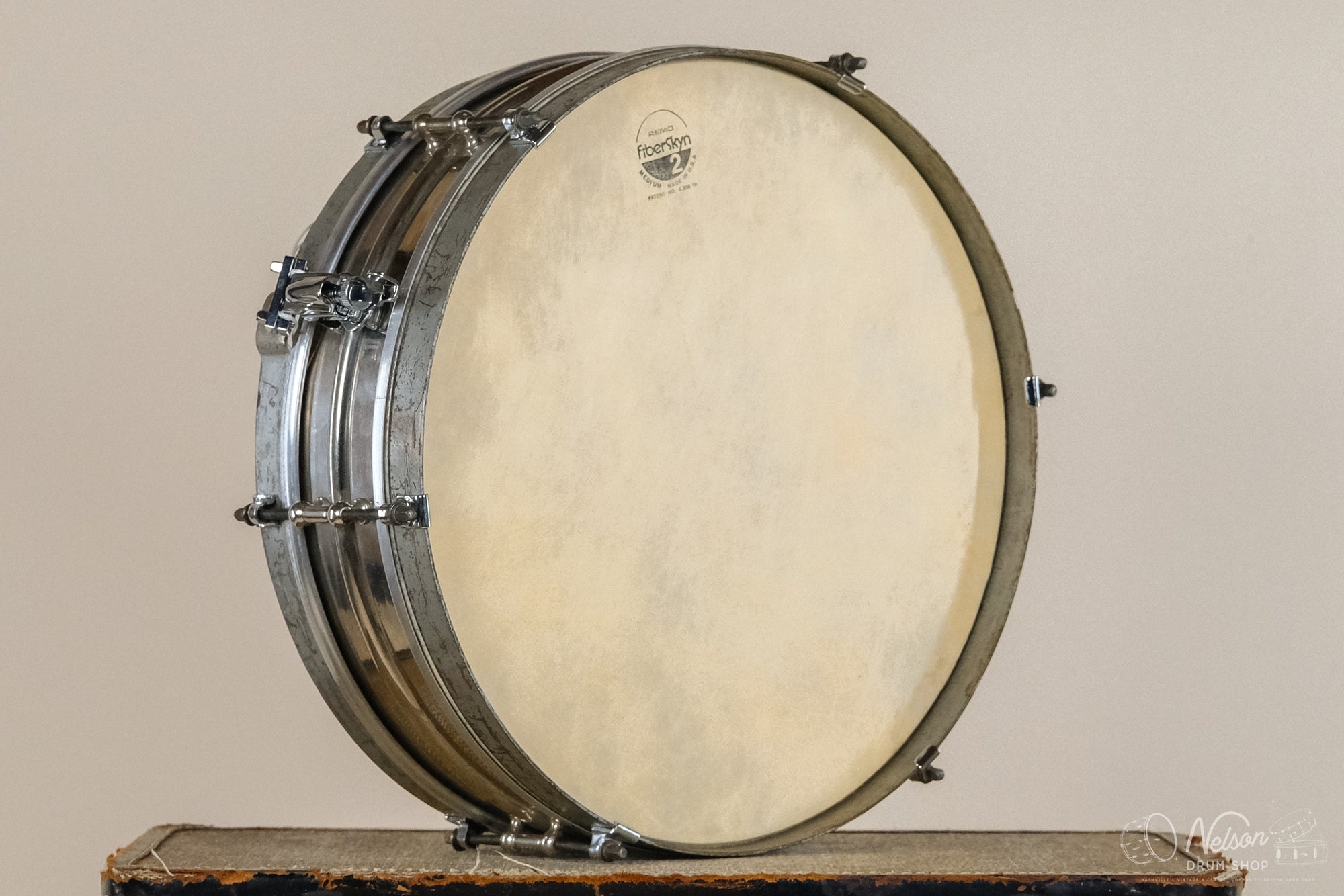 1920s Ludwig 'Concert Dance' 2pc NOB 6 lug - 4x15 – Nelson Drum Shop