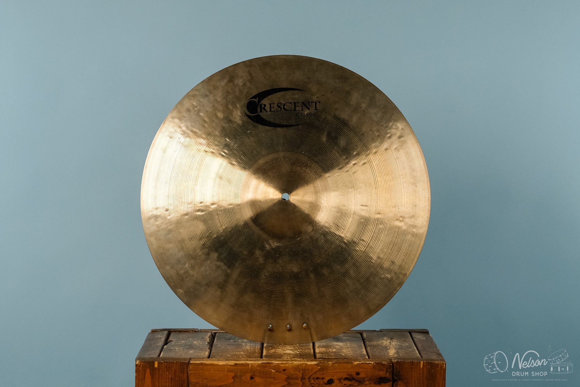 Used Crescent Classic Ride w/Rivets - 20" – Nelson Drum Shop