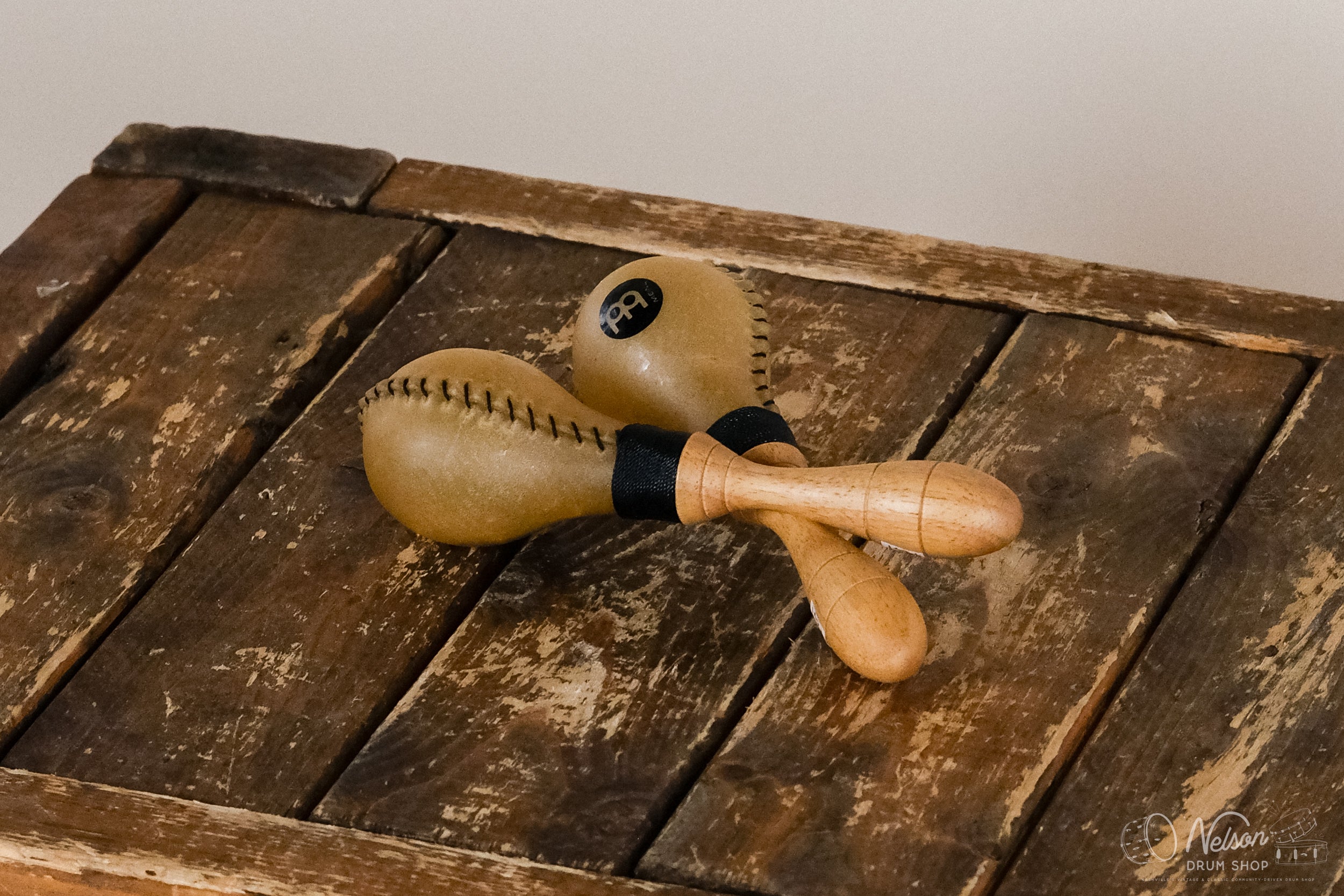 Meinl Percussion Mini Rawhide Maracas – Nelson Drum Shop