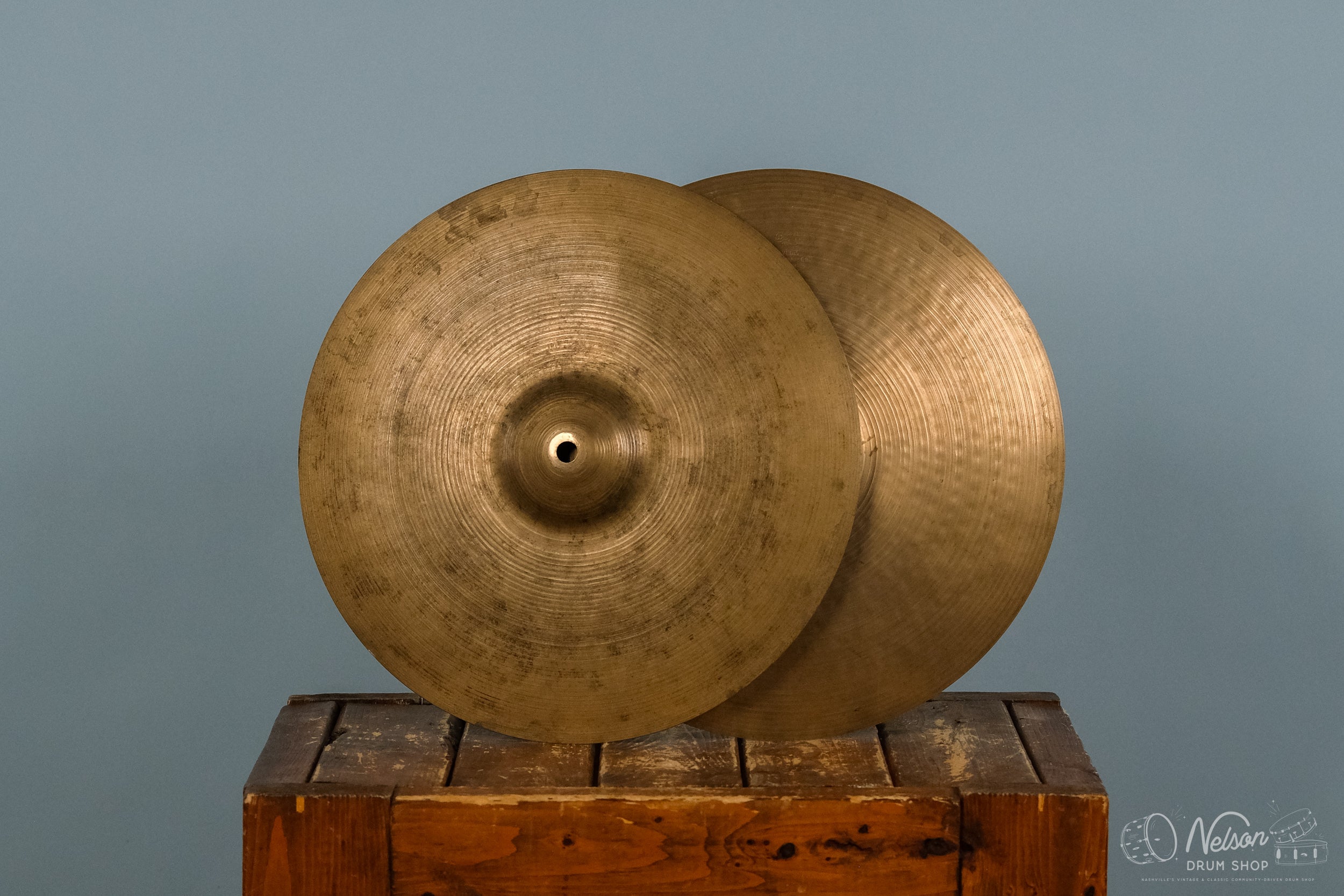 1960s/1970s Avedis Zildjian Hi Hats - 14" – Nelson Drum Shop