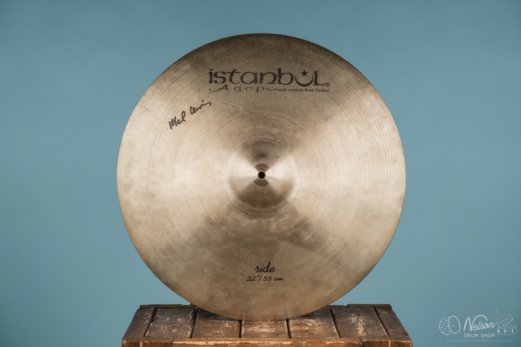 Used Istanbul Agop Mel Lewis Ride - 22" – Nelson Drum Shop