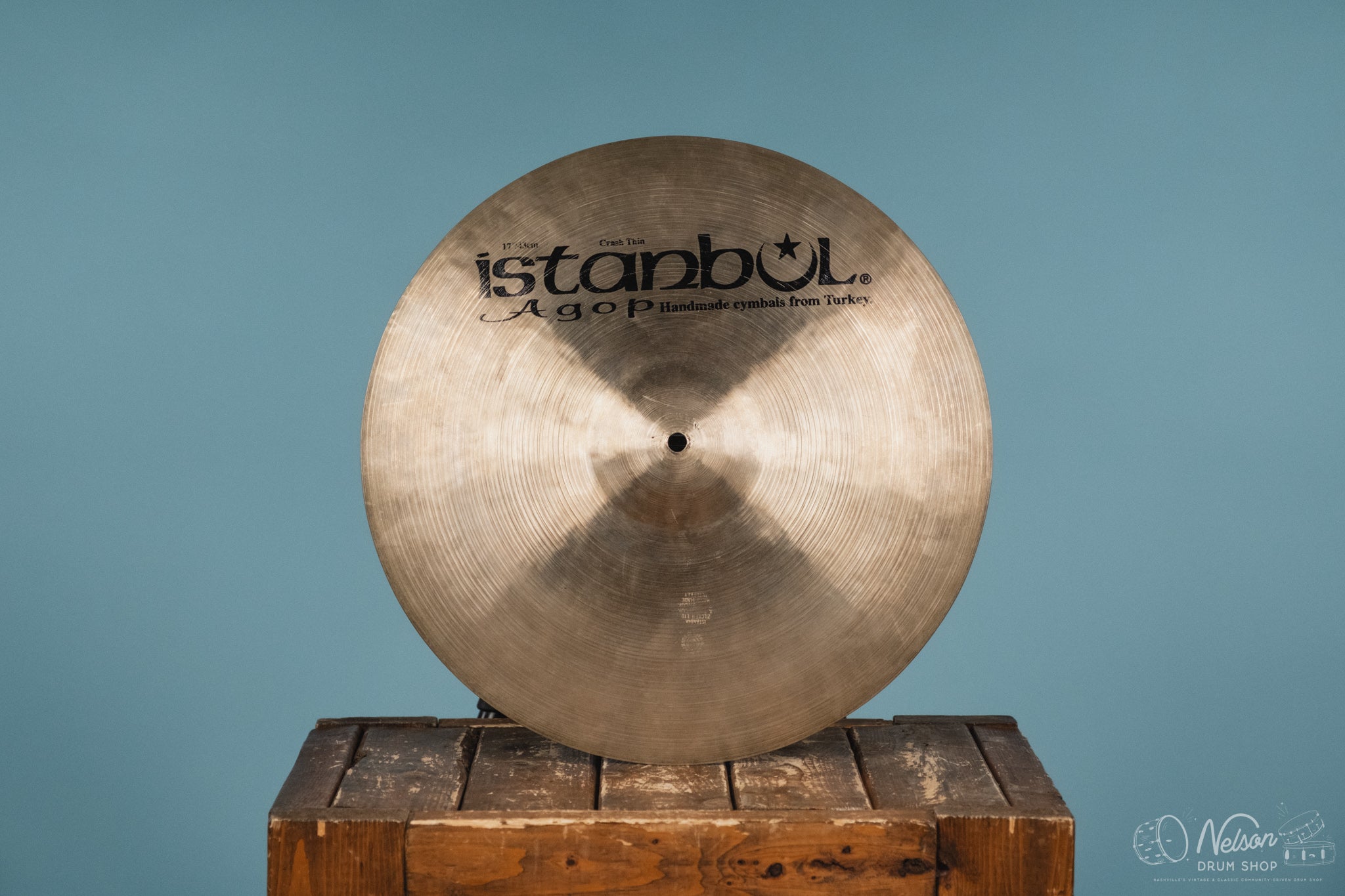 Used Istanbul Agop Thin Crash - 17" – Nelson Drum Shop