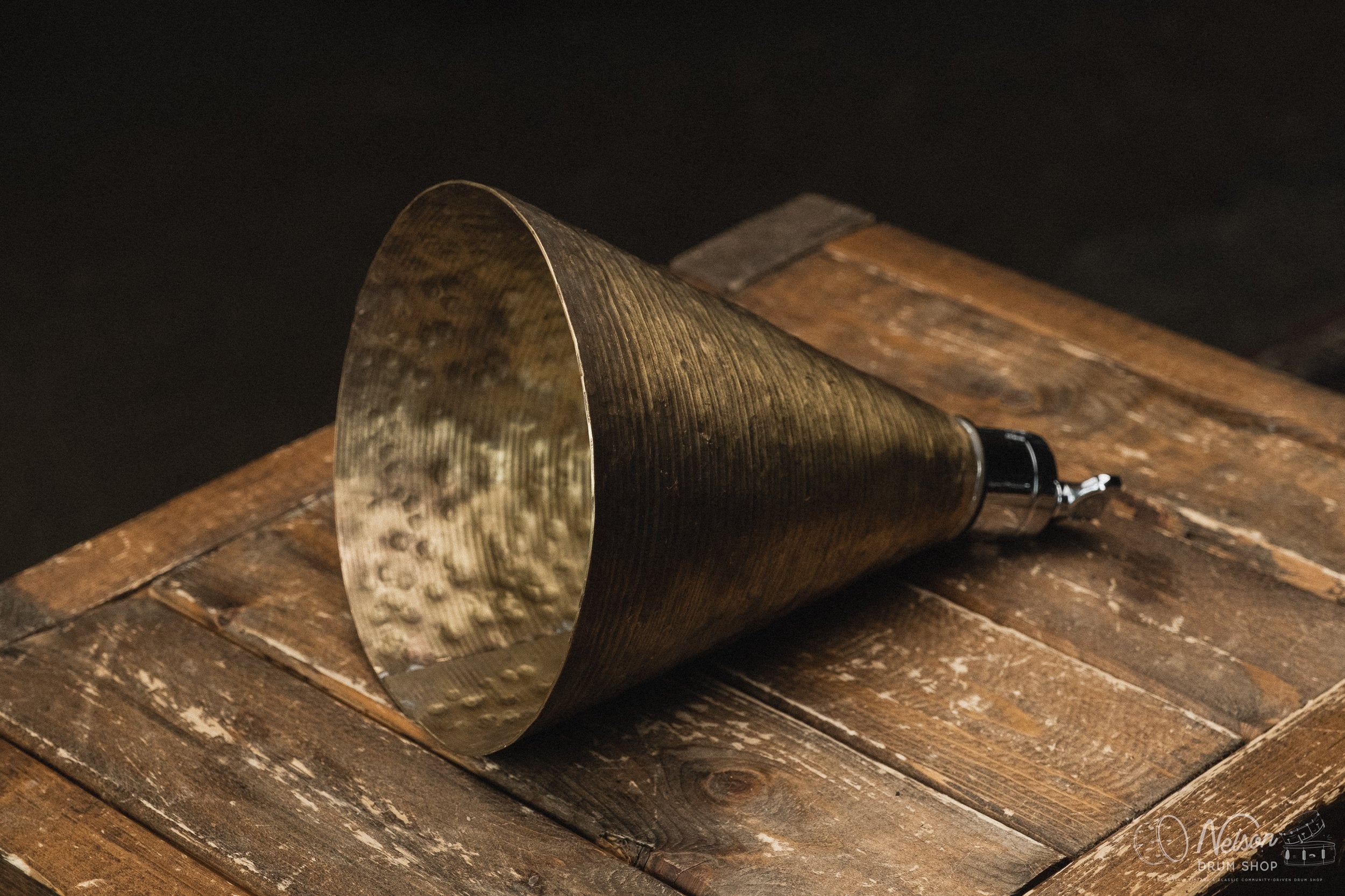 Brass Lasagna Hand-Hammered Bronze Cone Bell - Large – Nelson Drum Shop
