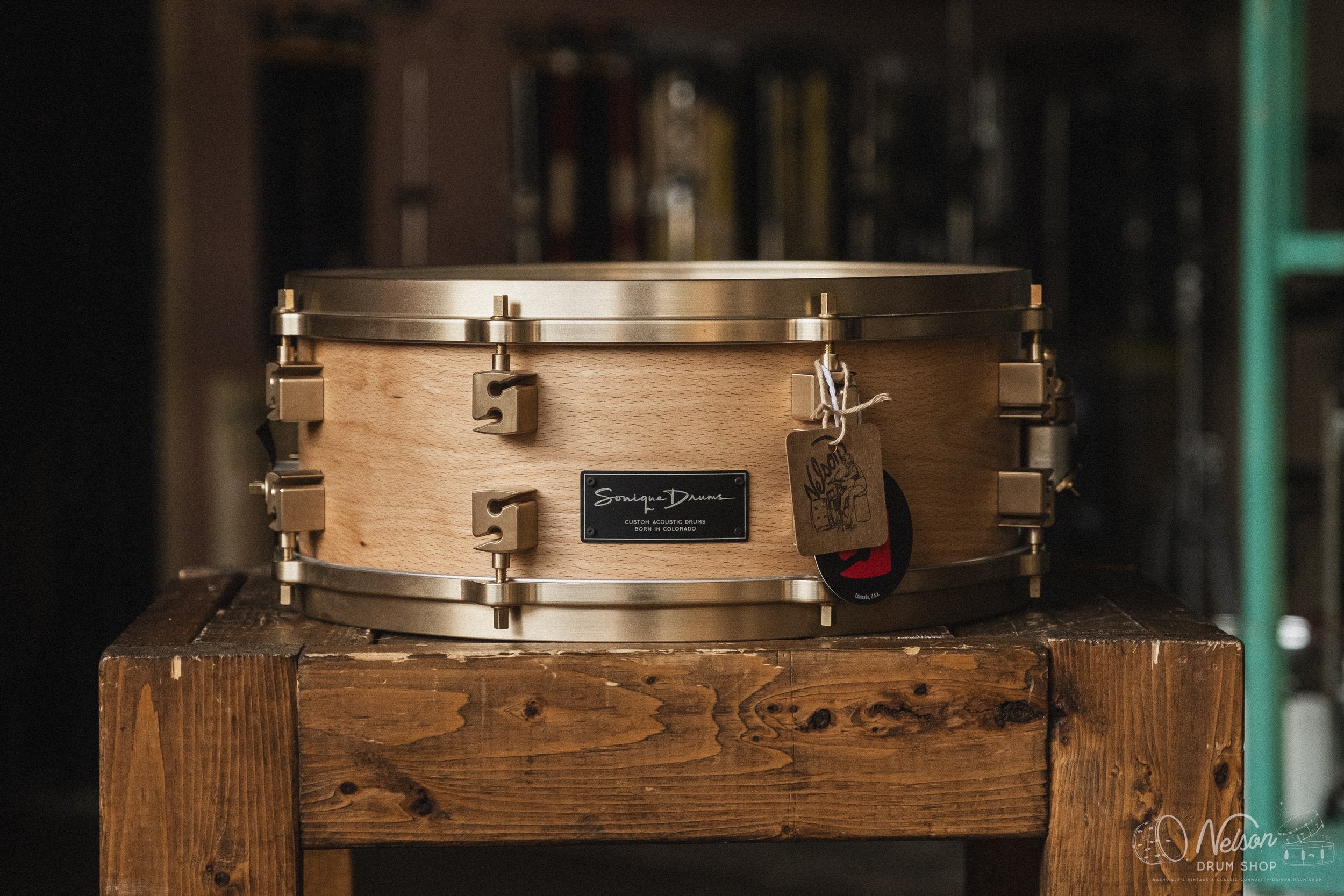 Sonique Single Ply North American Beech w/ Case - 5.5x14 – Nelson Drum Shop