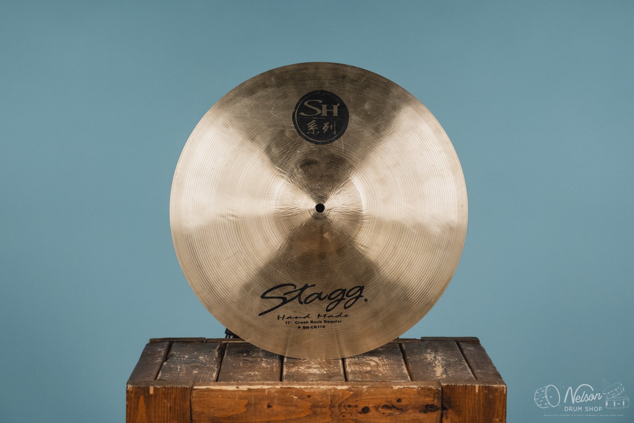 Used SH Stagg Hand Made Crash Rock Regular - 17" – Nelson Drum Shop