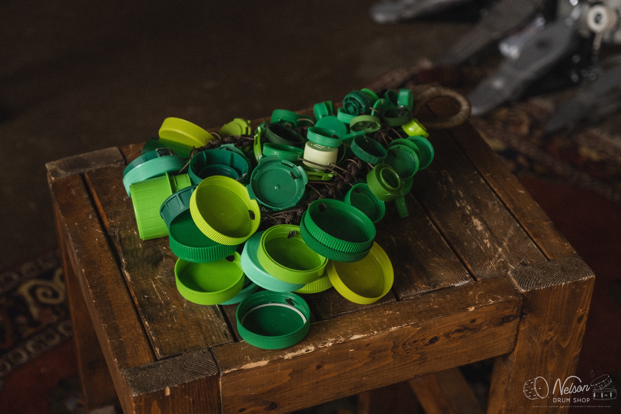 Upcycled Percussion Extra Large Waterfall Rattle / Shaker - Plastic Li ...